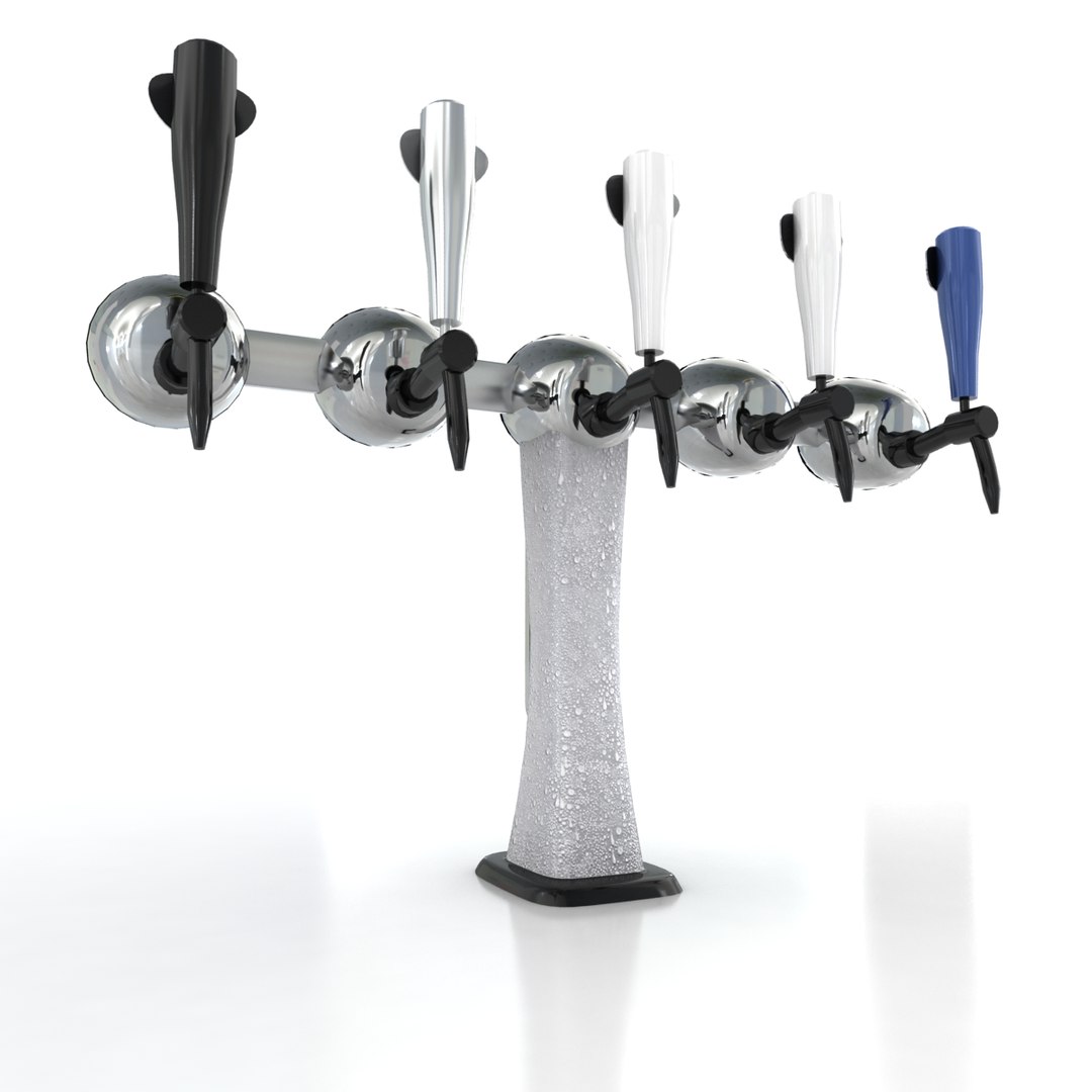 Beer Tap Fonts 3d Model