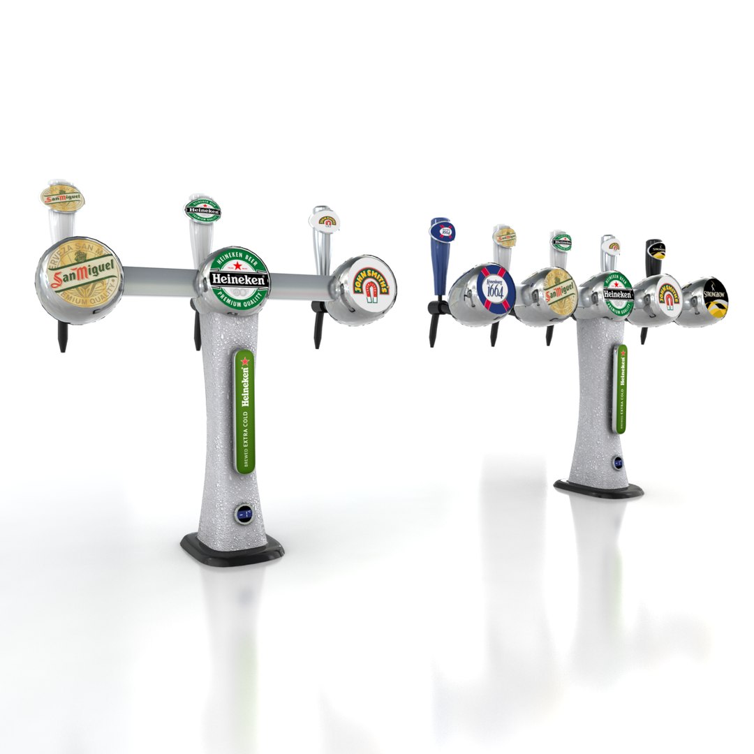 Beer Tap Fonts 3d Model