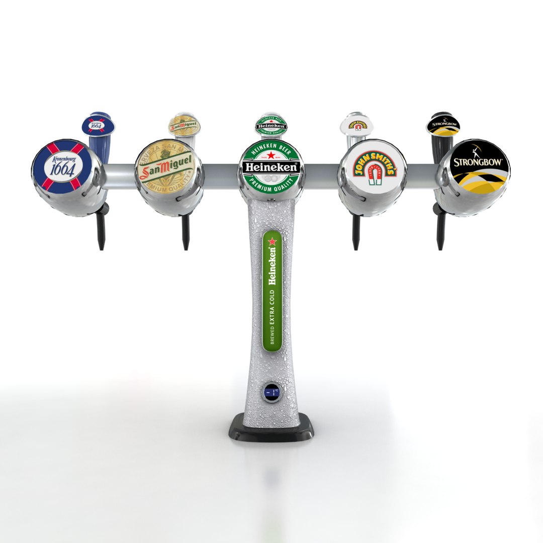 Beer Tap Fonts 3d Model