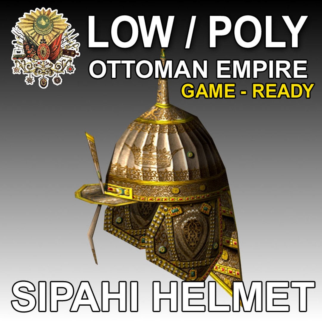 Sipahi Helmet Ottoman Army 3d Model