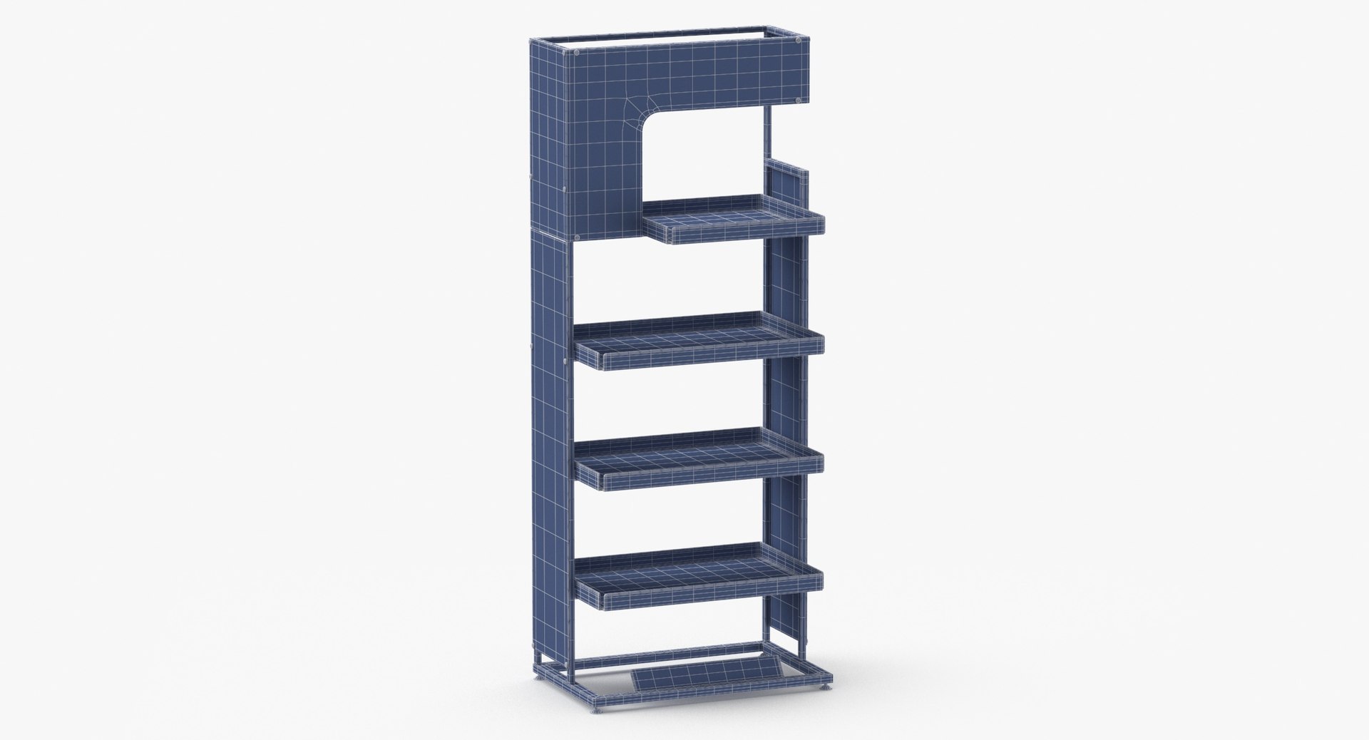 Kiosk Product Shelving Type 01 3D - TurboSquid 1978573