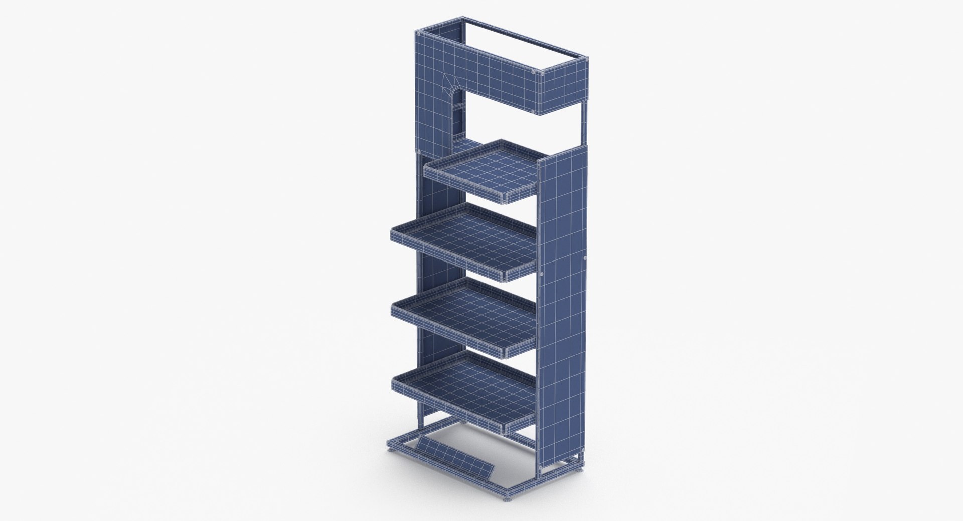 Kiosk Product Shelving Type 01 3D - TurboSquid 1978573
