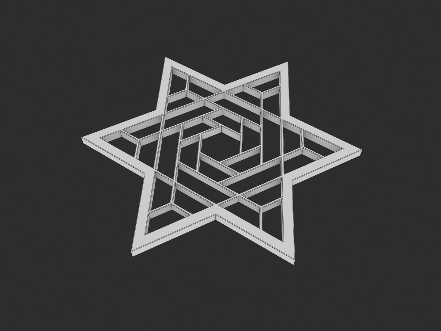 3D Star David - TurboSquid 1429997