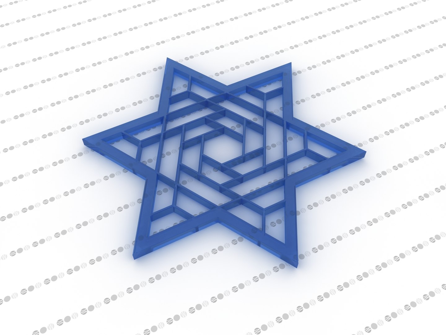 3D Star David - TurboSquid 1429997