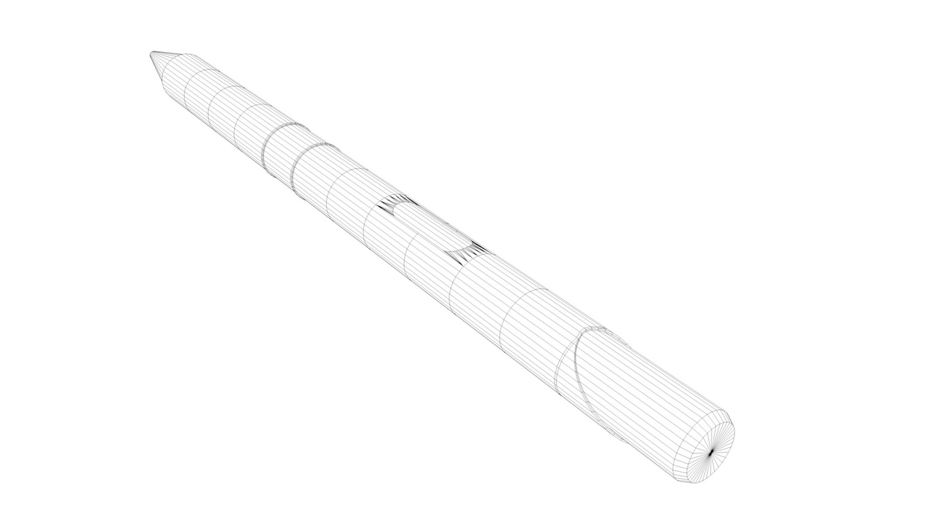 Simple Blue Pen 3D Model - TurboSquid 1265034