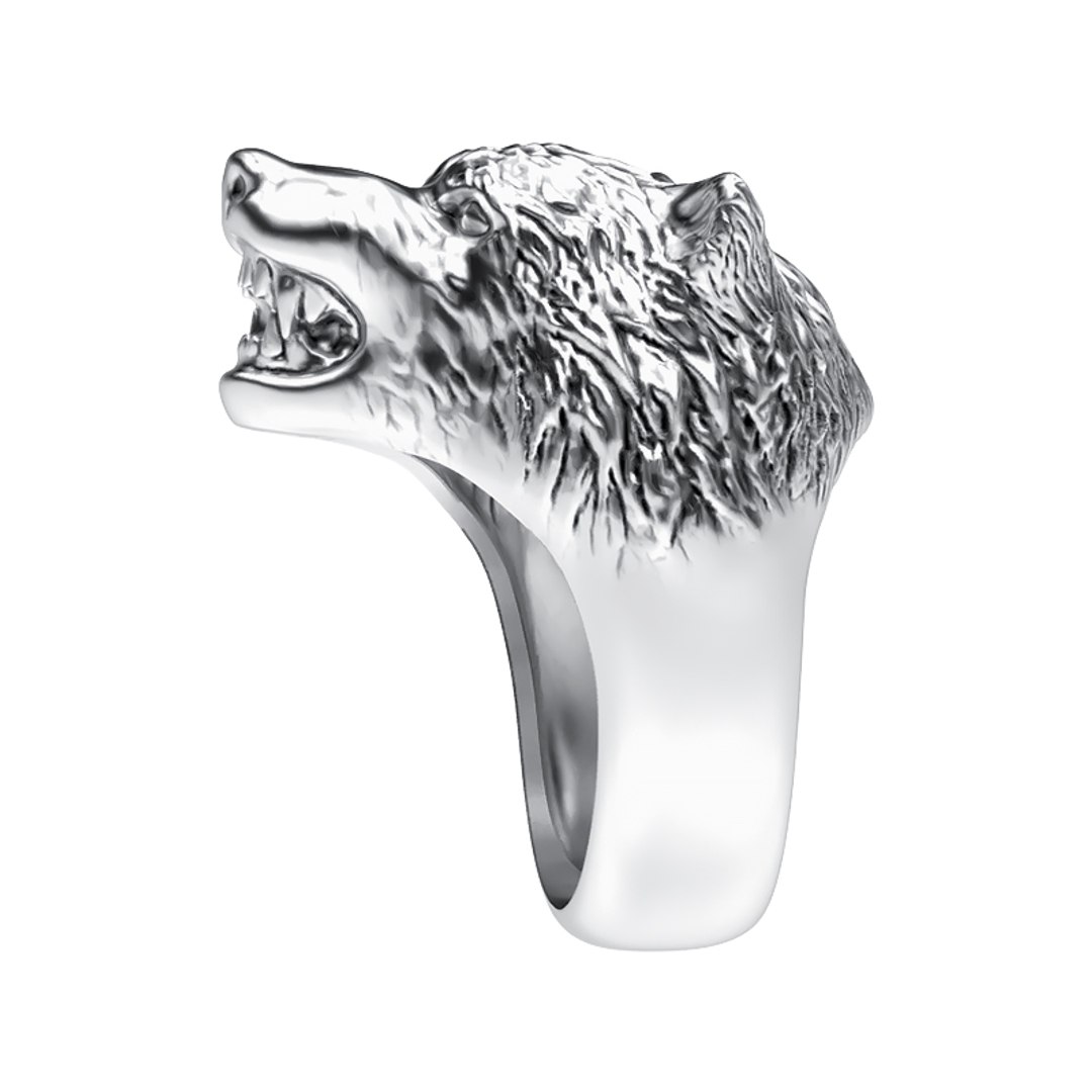 Jewelry Ring Wolf 3ds