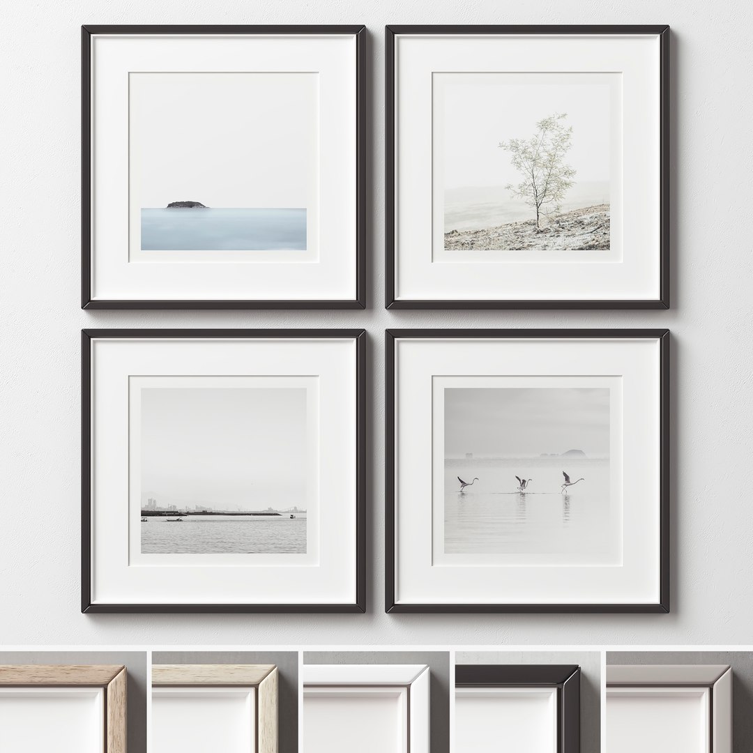 3D Picture Frames Set-391 - TurboSquid 2001866