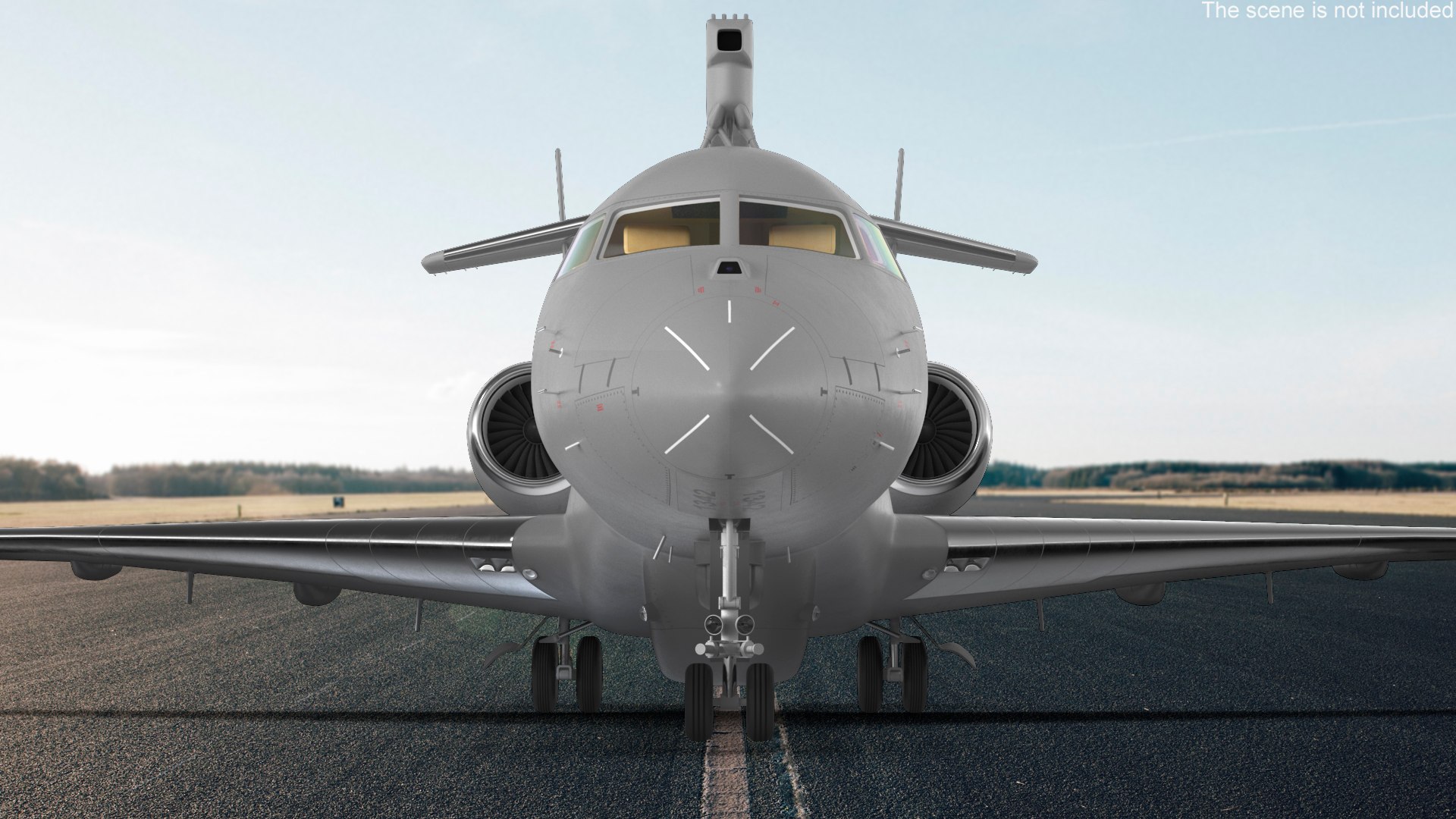 SAAB GlobalEye AEW Aircraft Simplified Interior 3D Model - TurboSquid 2360060