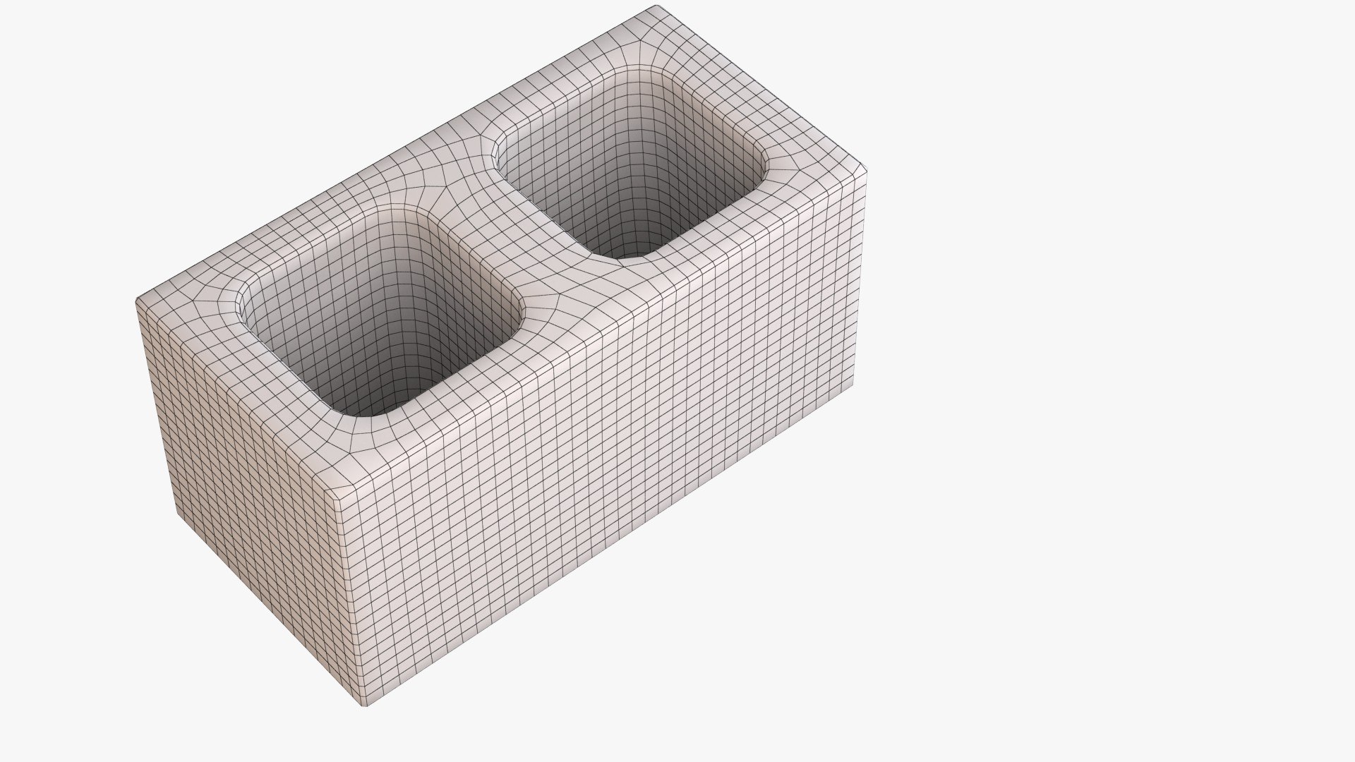 3D Cinder Block - TurboSquid 1631307