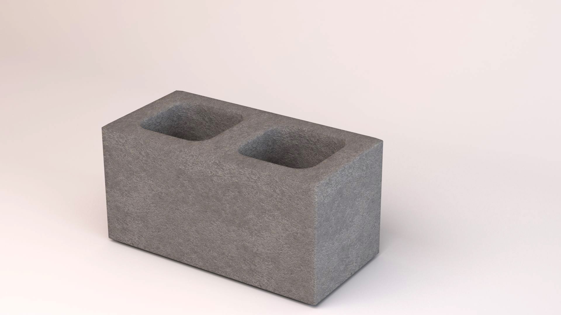 3D Cinder Block - TurboSquid 1631307