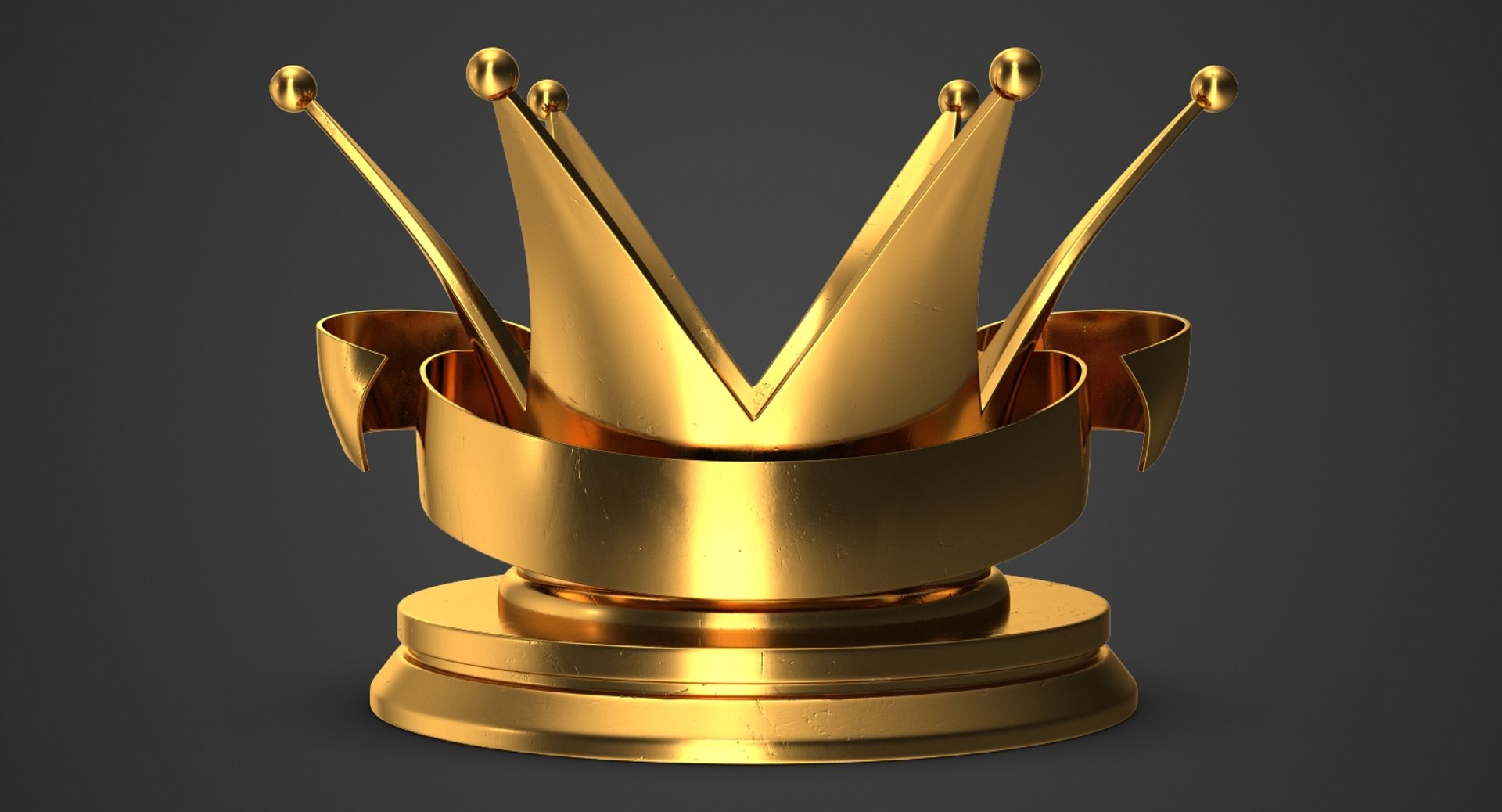 Trophy Crown 2 3D Model | 1147936 | TurboSquid
