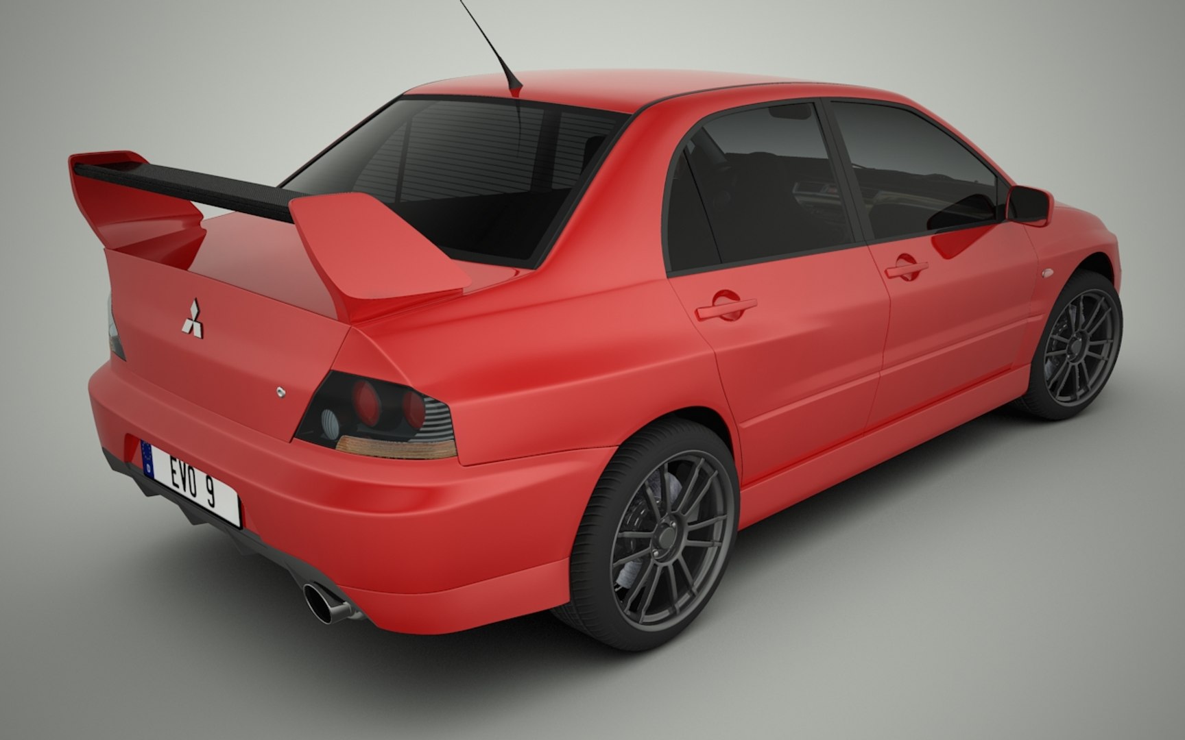 3d Mitsubishi Lancer Evolution 9 Model