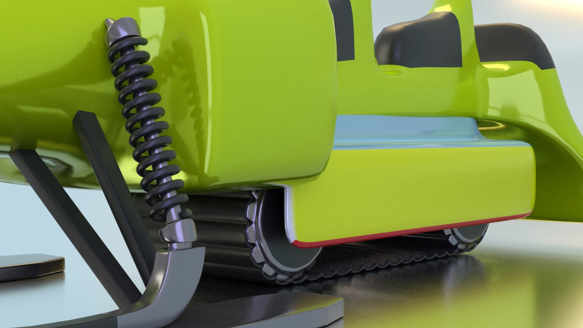 3D Snow Racing Sleigh Model - TurboSquid 1480245