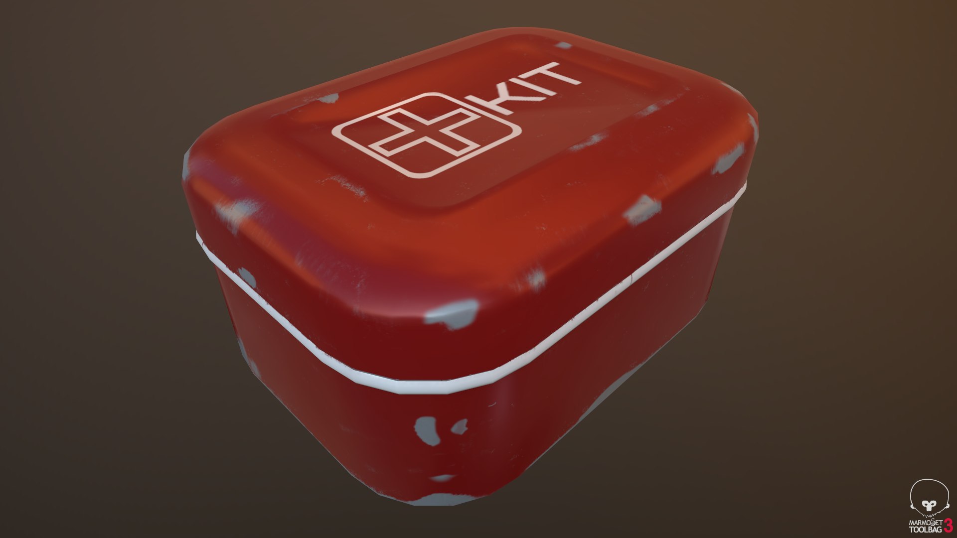 Medkit Metallic 3D Model - TurboSquid 1466929