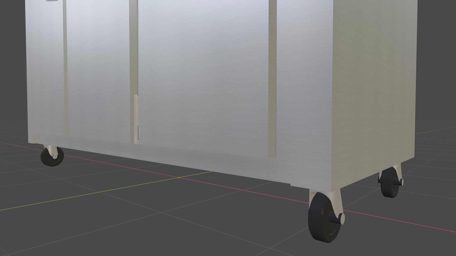 3 Door Refrigerator Freezer 3D Model - TurboSquid 2260106