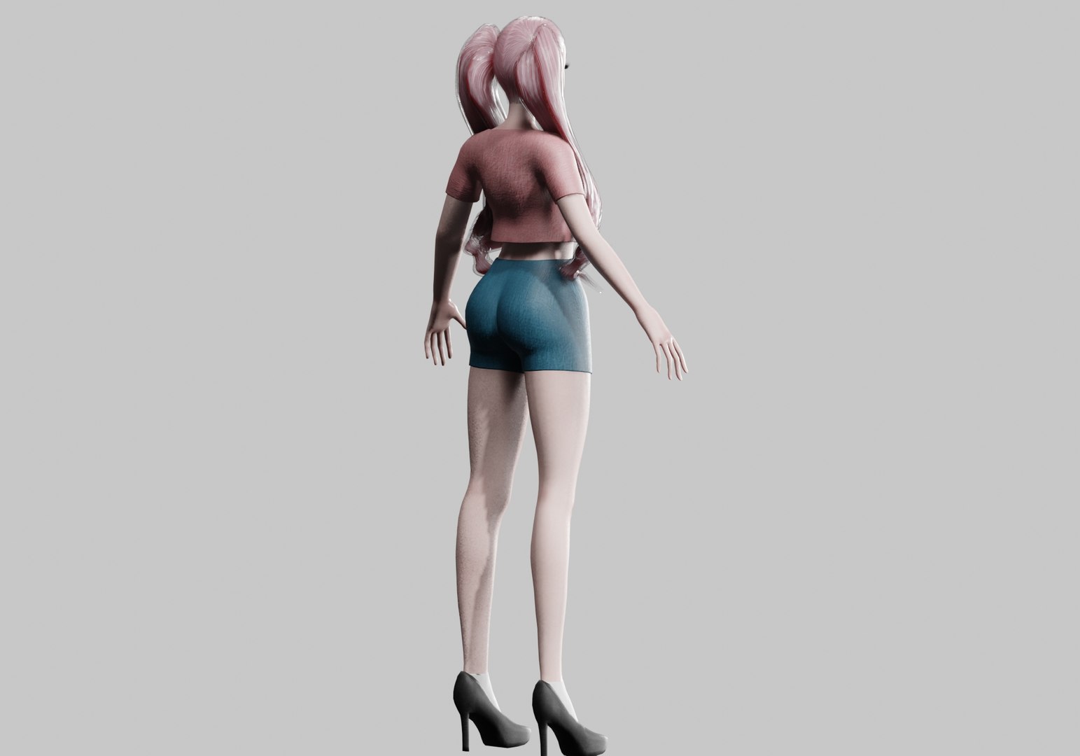 Basic Standard Woman V26638 3D Model - TurboSquid 2276677