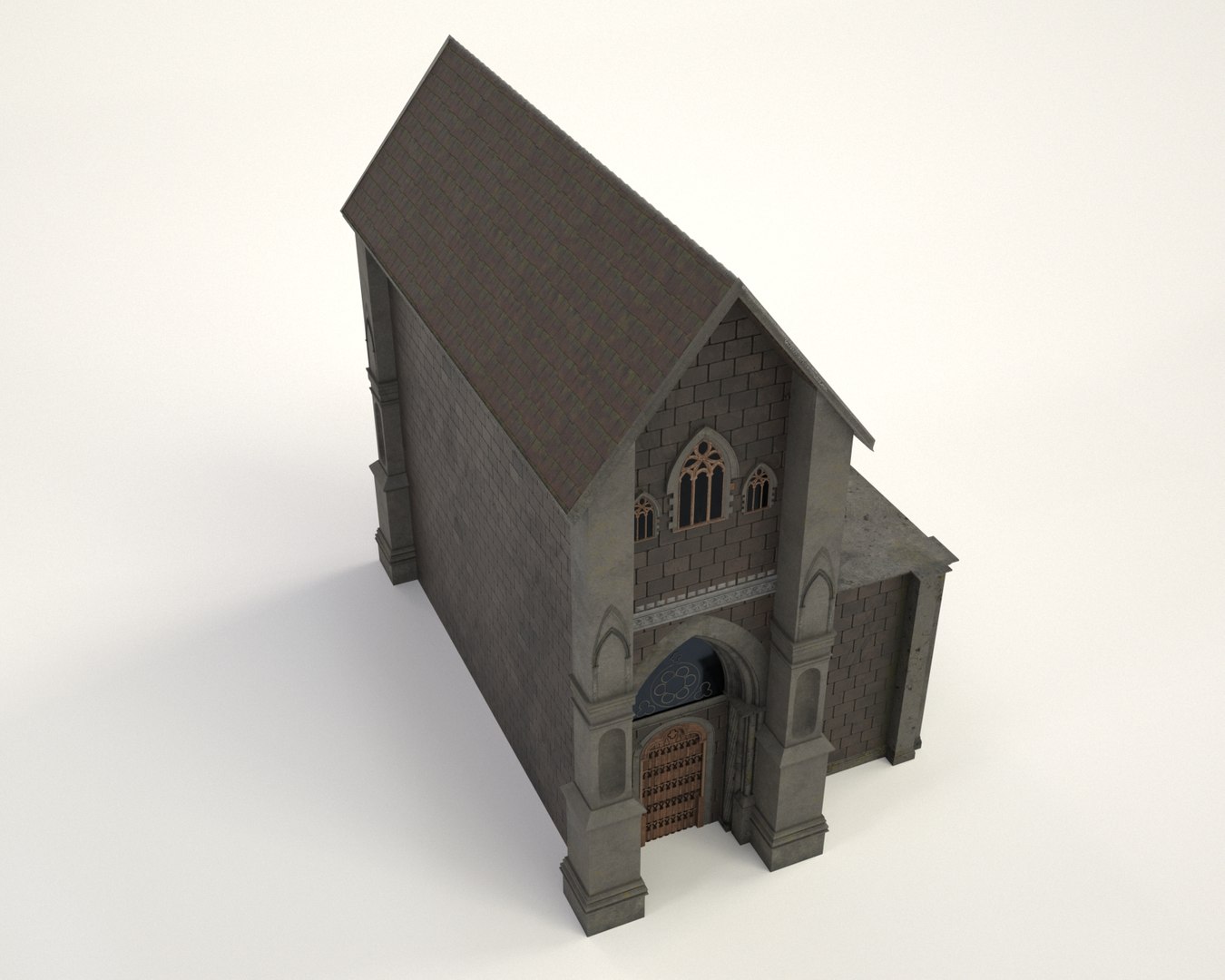 Bloodborne church buildings model - TurboSquid 1396132