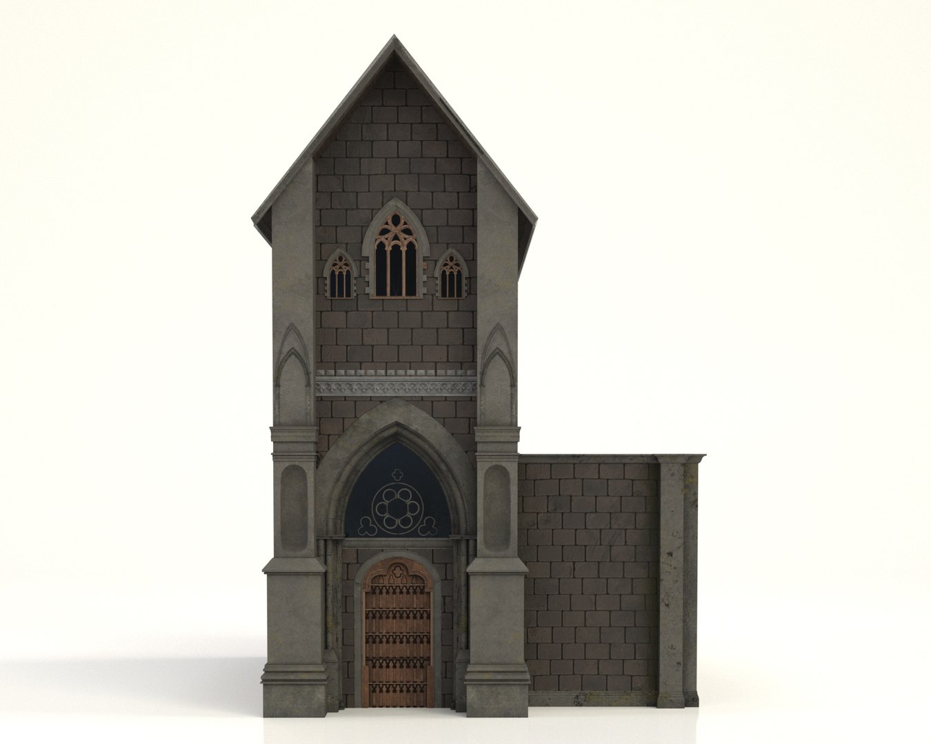 Bloodborne church buildings model - TurboSquid 1396132