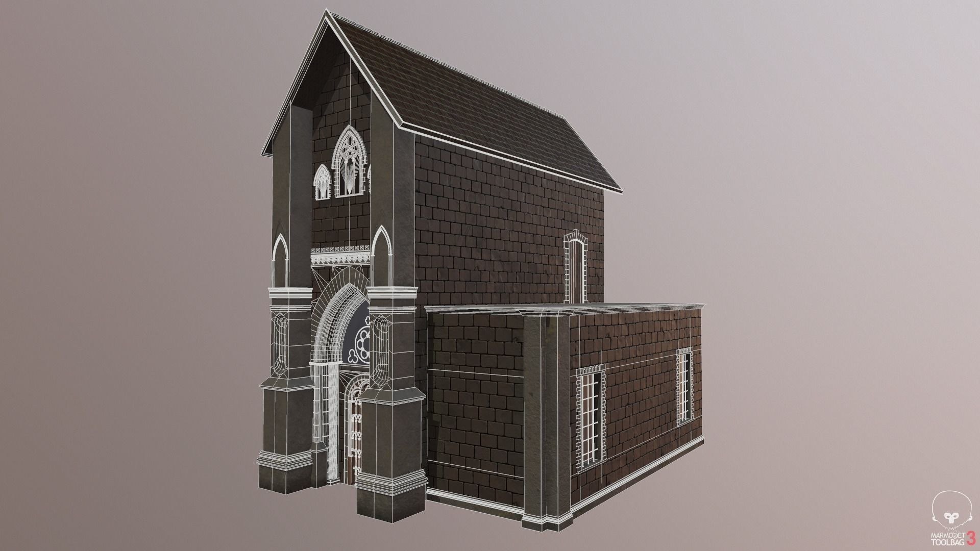 Bloodborne church buildings model - TurboSquid 1396132