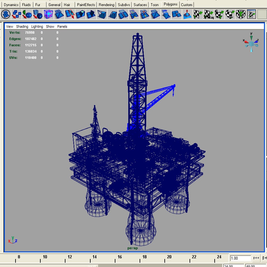 Oil Platform 3ds