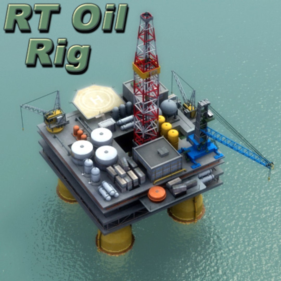 Oil Platform 3ds