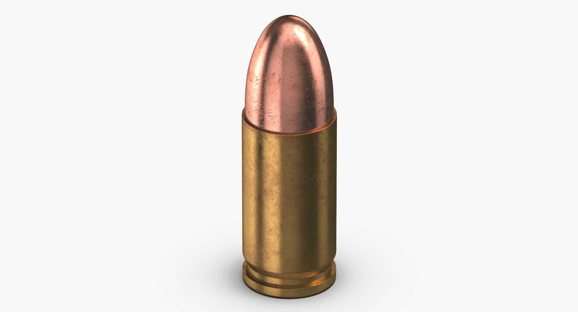 3D Model Bullets 9 19 Luger - TurboSquid 1396564
