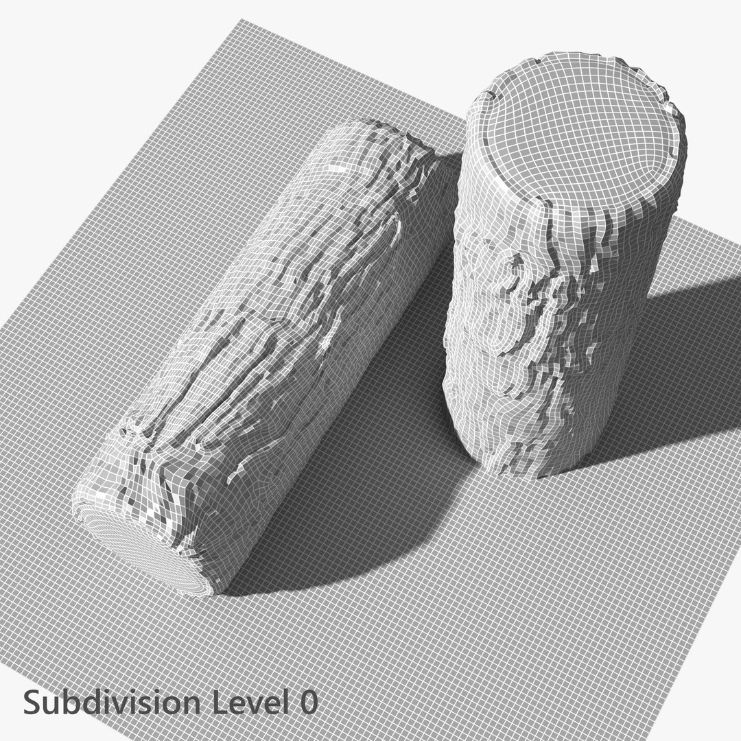 3D Model Log - TurboSquid 1150330