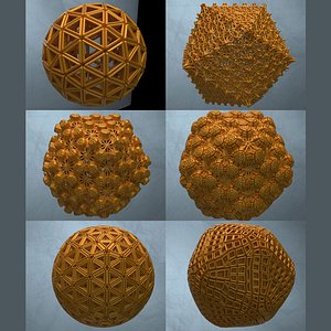 3D model pack complex shapes - TurboSquid 1491282