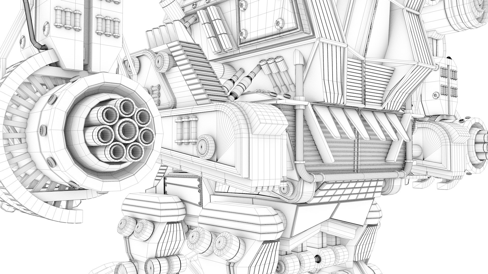 3D Battle Mecha With Tank Tracks 3D Model Model - TurboSquid 2180021