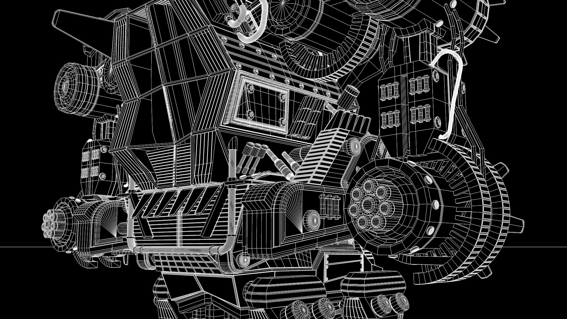 3D Battle Mecha With Tank Tracks 3D Model Model - TurboSquid 2180021