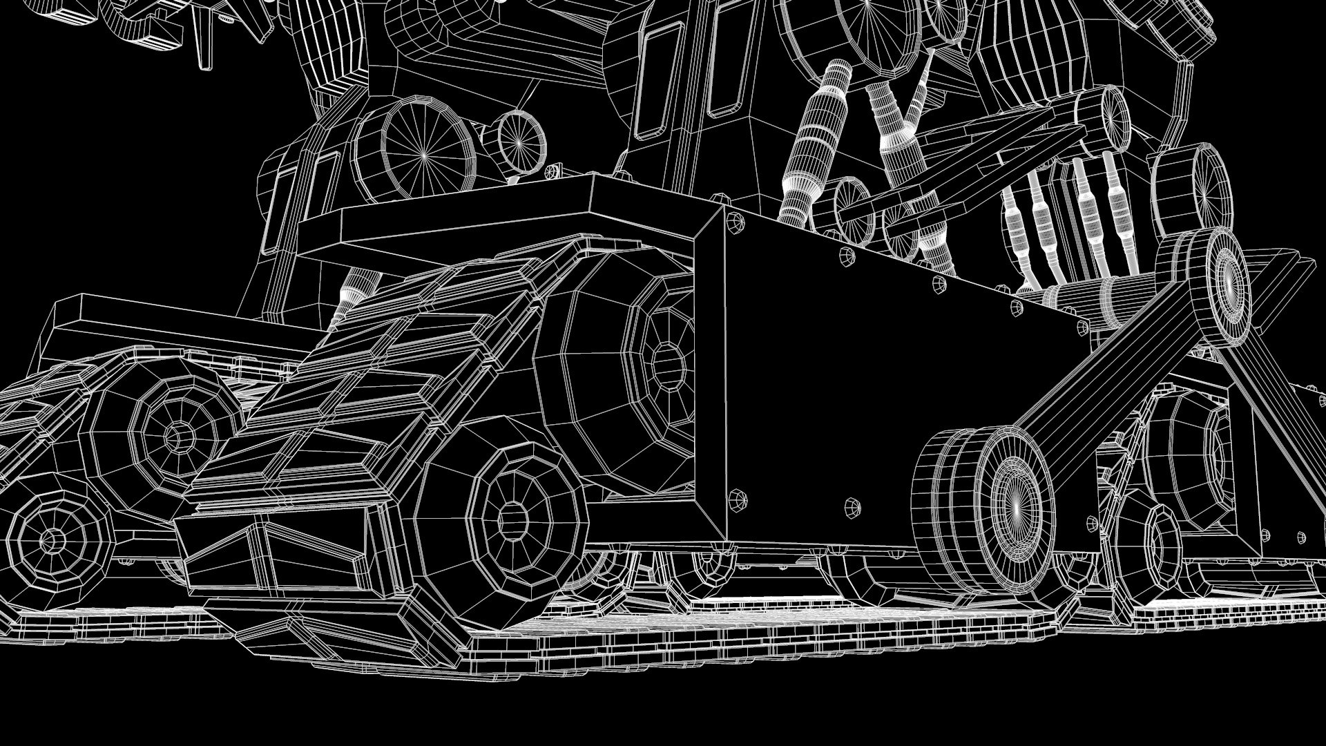 3D Battle Mecha With Tank Tracks 3D Model Model - TurboSquid 2180021