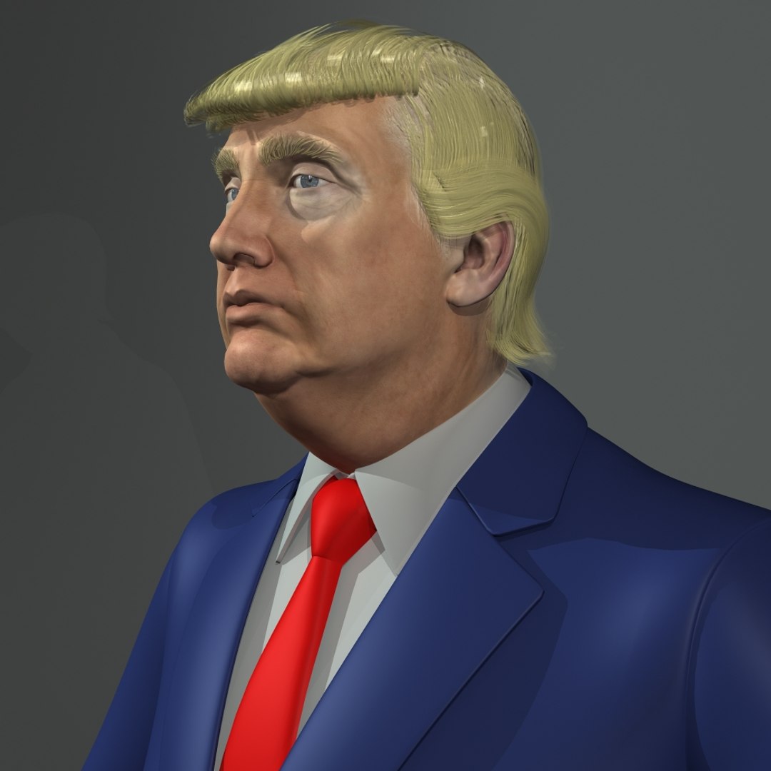 3D President Donald Trump Model - TurboSquid 1250734