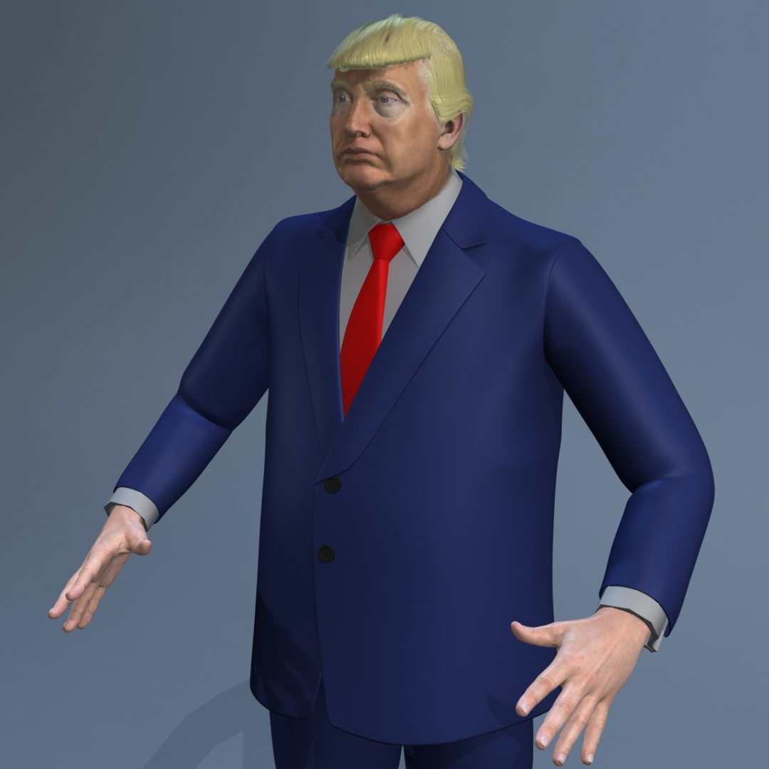 3D president donald trump model - TurboSquid 1250734