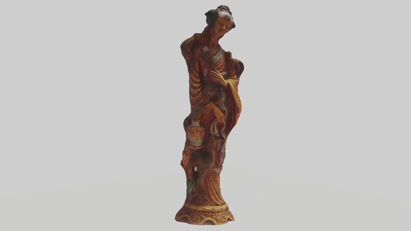 Chinese woman statue 3D model - TurboSquid 1743134