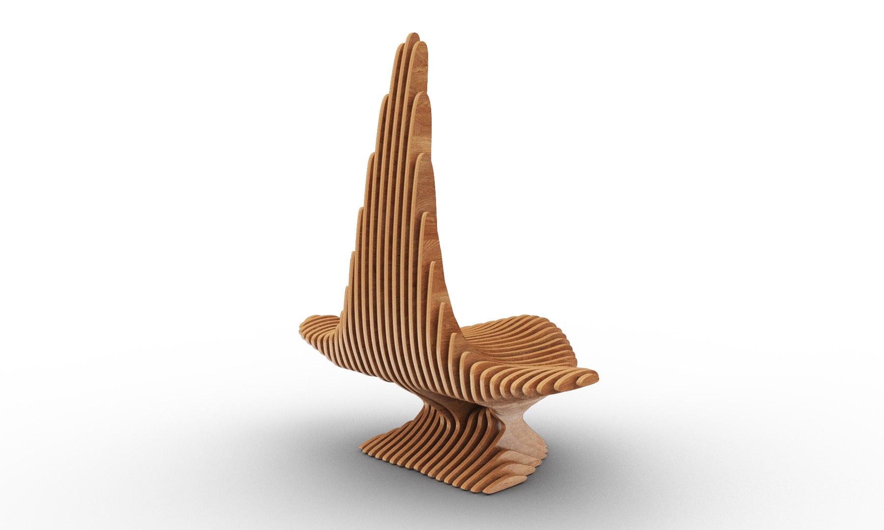 Design Parametric Leaf Chair 3D - TurboSquid 1507704