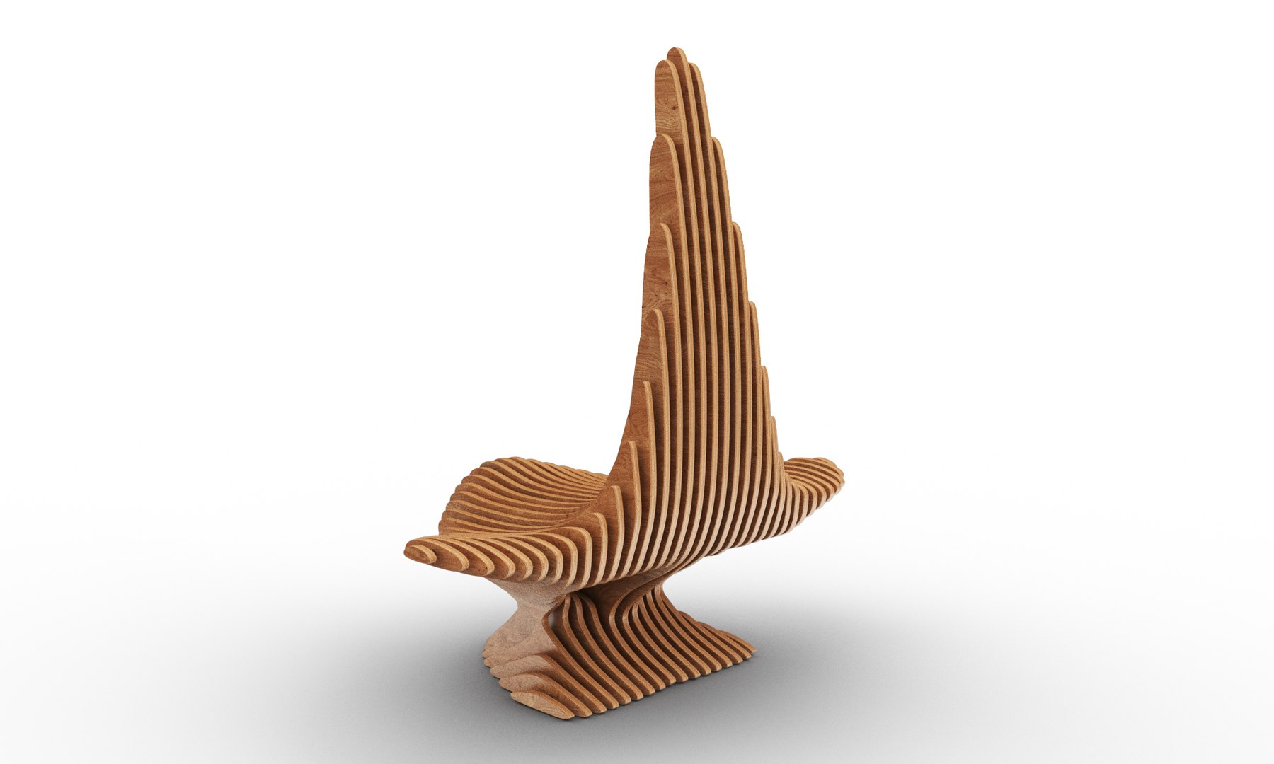 Design Parametric Leaf Chair 3D - TurboSquid 1507704