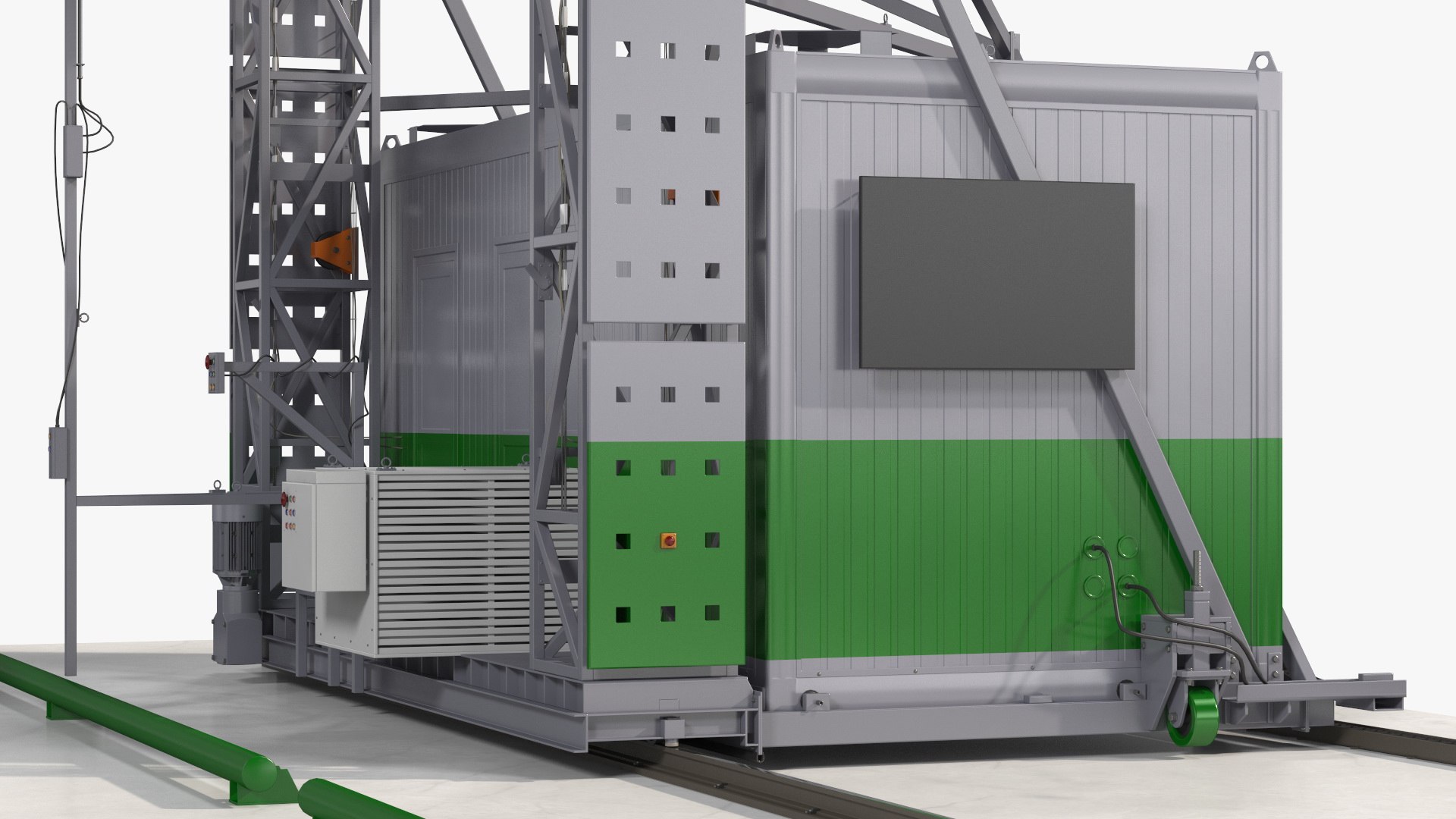 Gantry Inspection System 3D model - TurboSquid 1736740