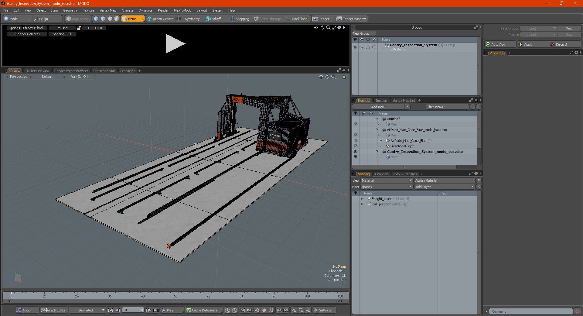 Gantry Inspection System 3D model - TurboSquid 1736740