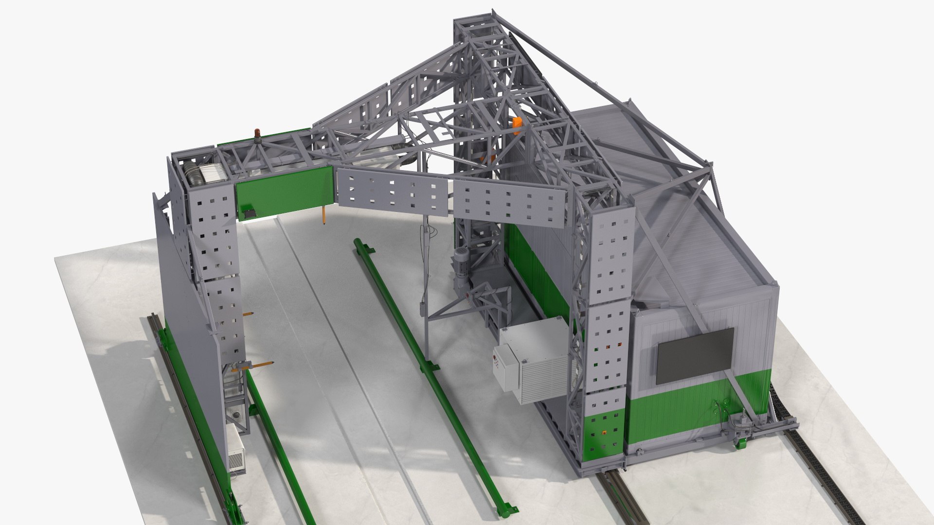 Gantry Inspection System 3D model - TurboSquid 1736740