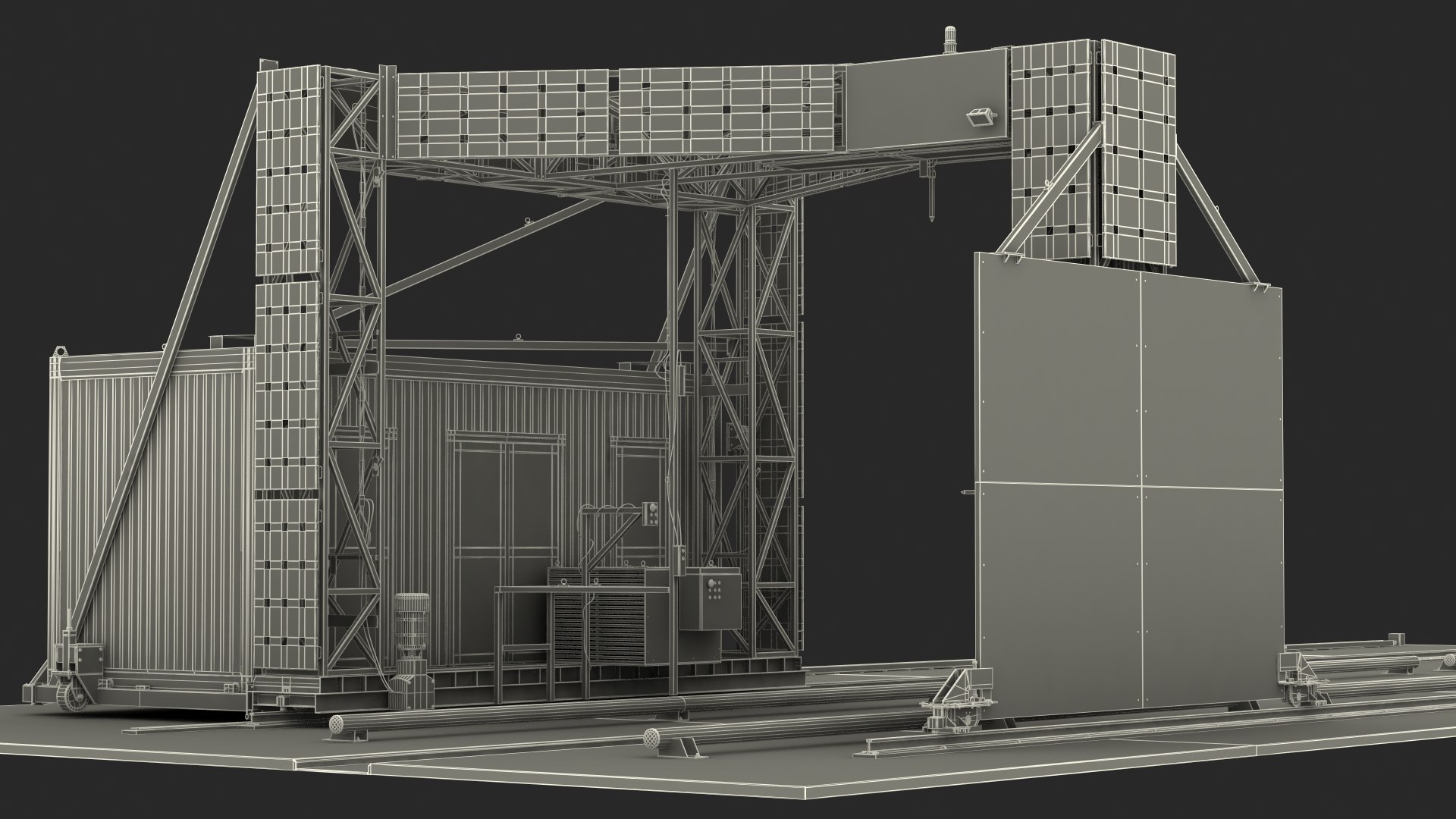 Gantry Inspection System 3D model - TurboSquid 1736740