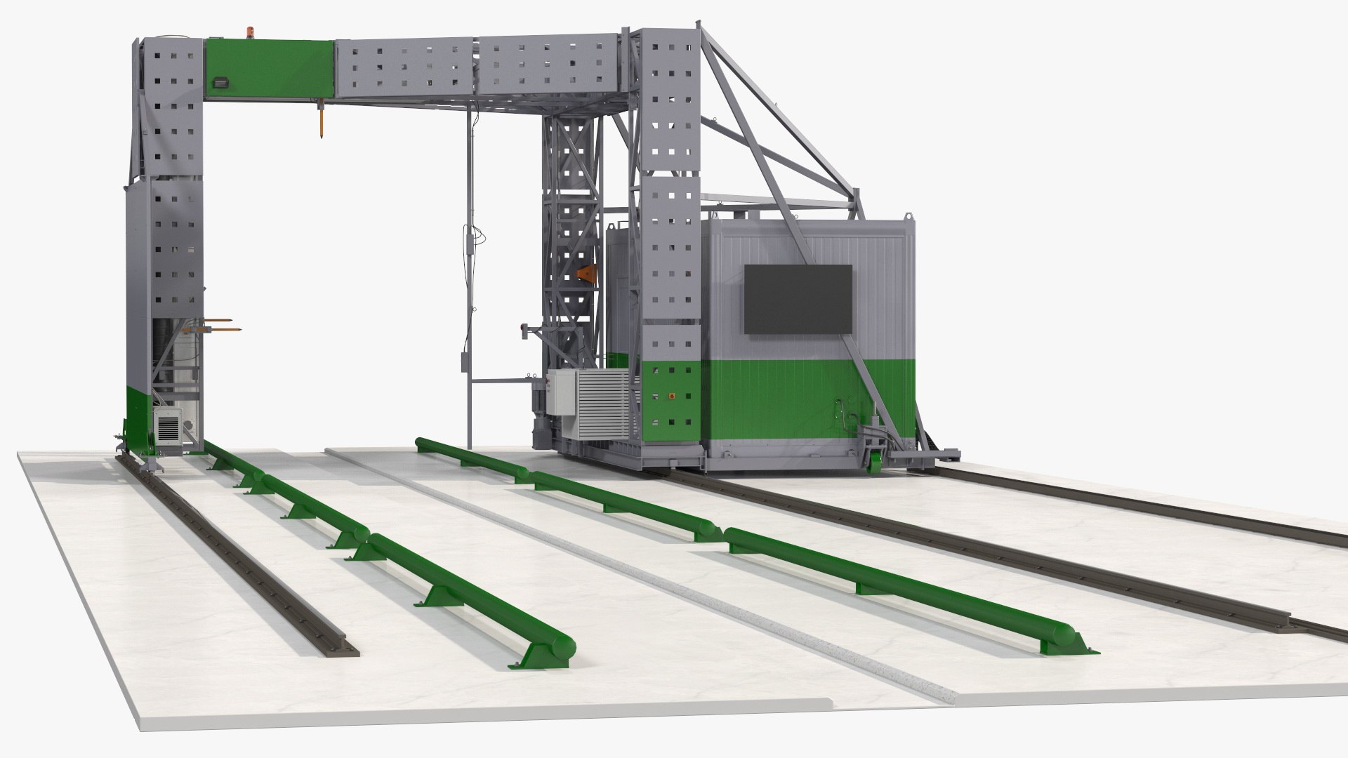 Gantry Inspection System 3D model - TurboSquid 1736740
