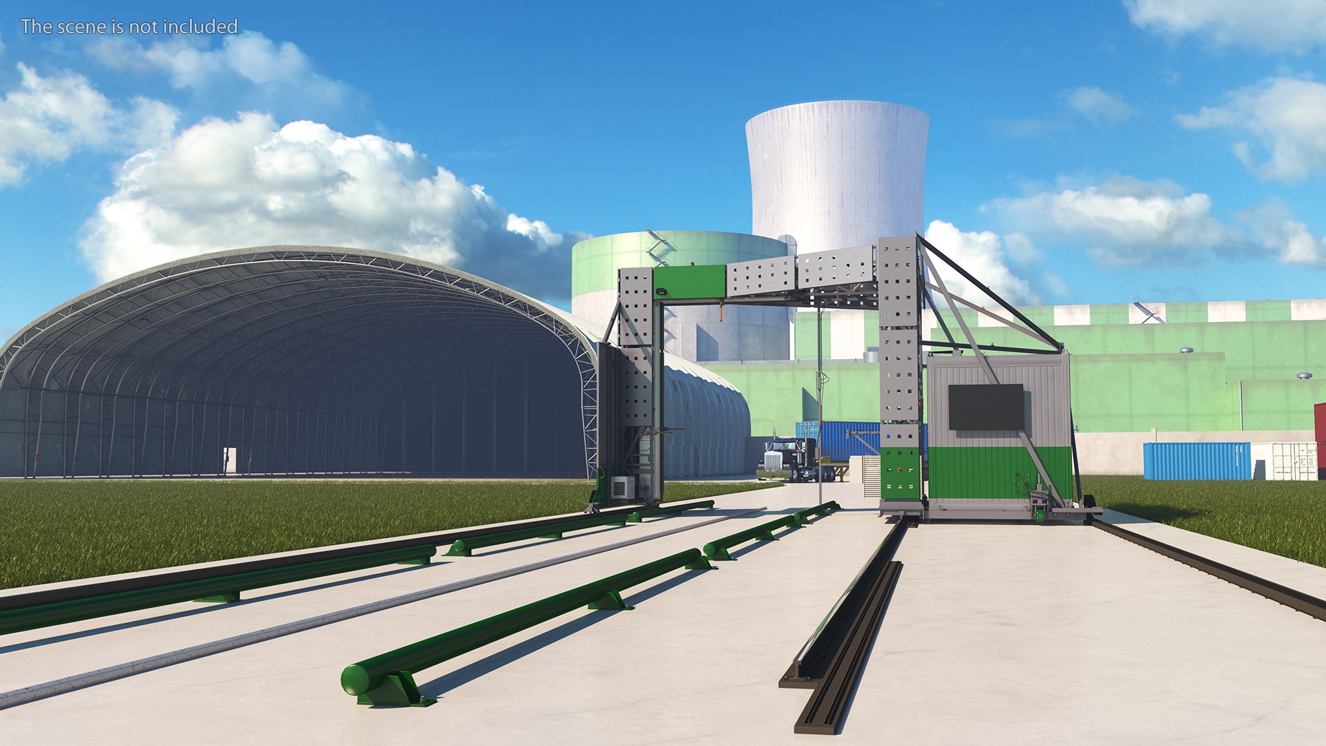 Gantry Inspection System 3D model - TurboSquid 1736740