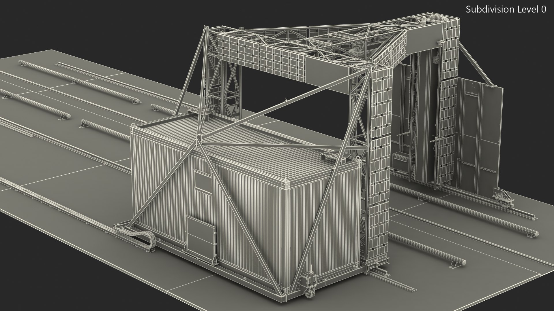 Gantry Inspection System 3D model - TurboSquid 1736740
