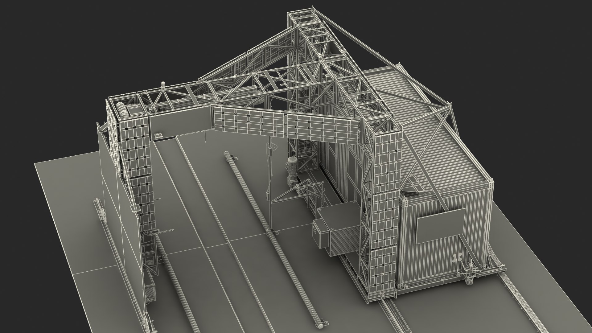 Gantry Inspection System 3D model - TurboSquid 1736740