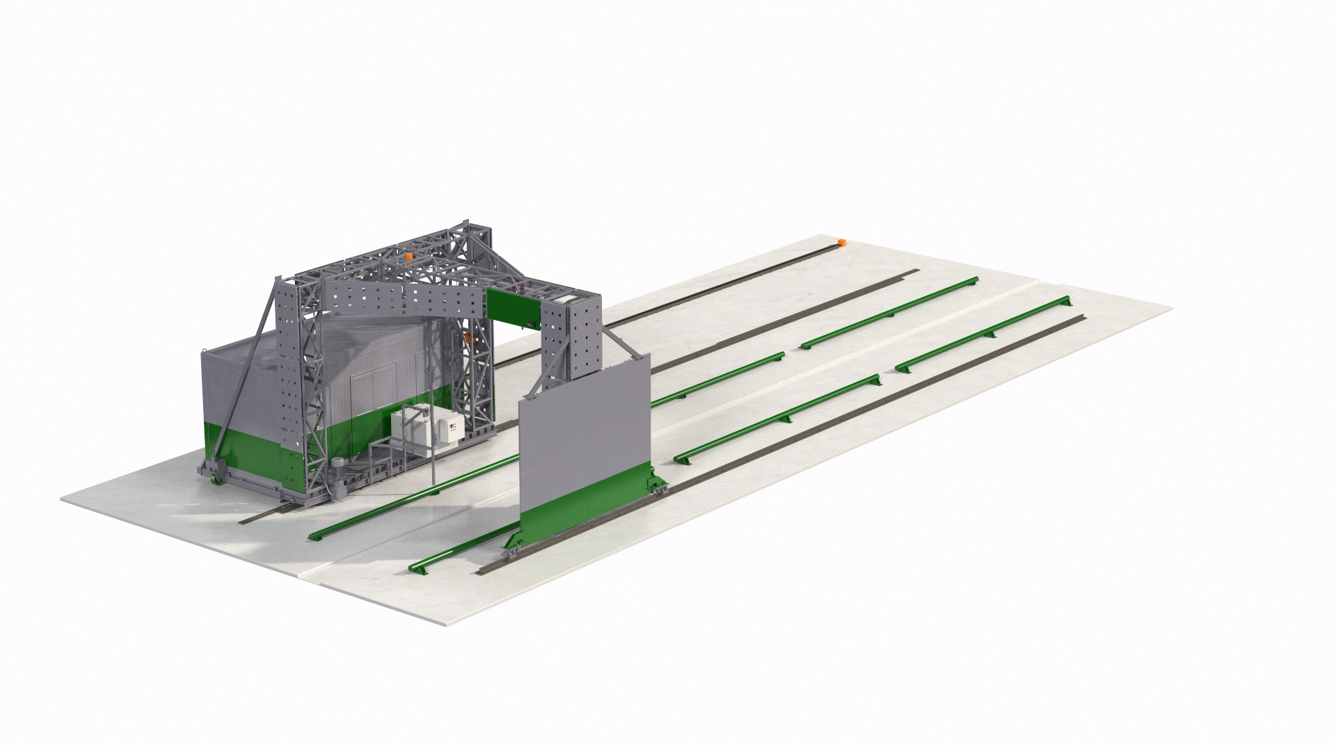 Gantry Inspection System 3D Model - TurboSquid 1736740