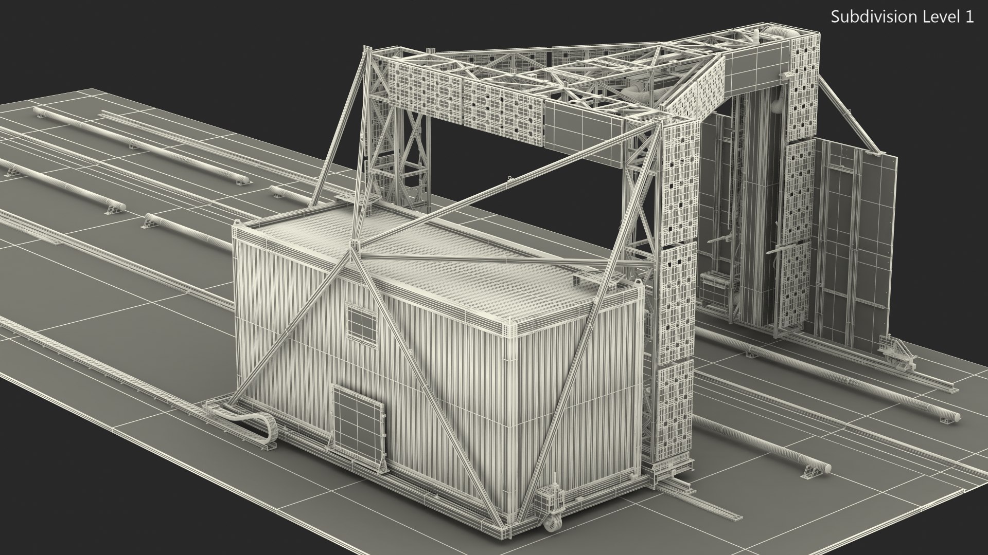 Gantry Inspection System 3D model - TurboSquid 1736740