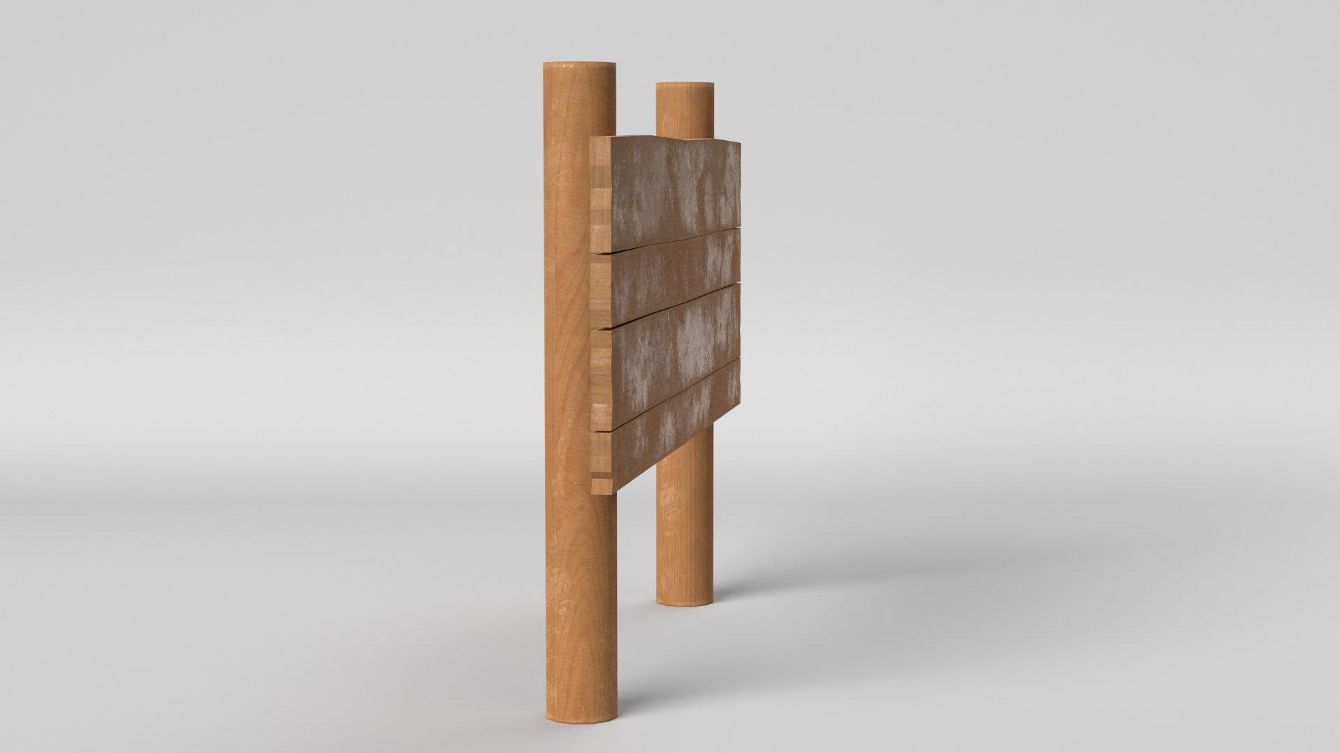 Wood Sign Model - TurboSquid 1577938