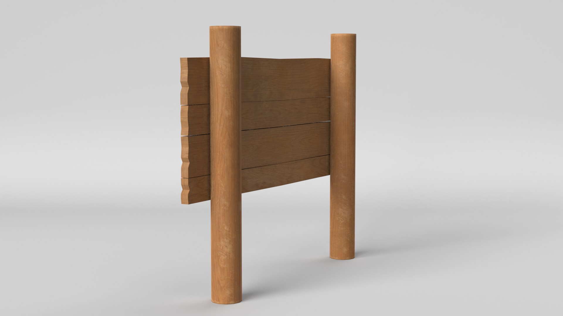 Wood Sign Model - TurboSquid 1577938