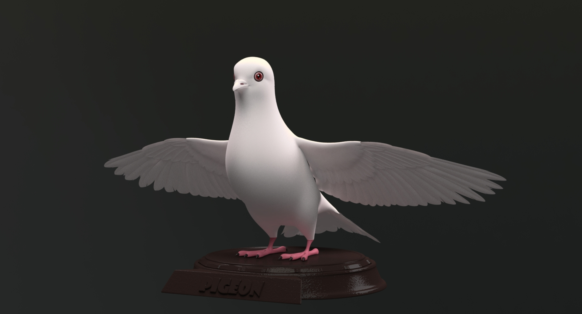 3d Model Pigeon