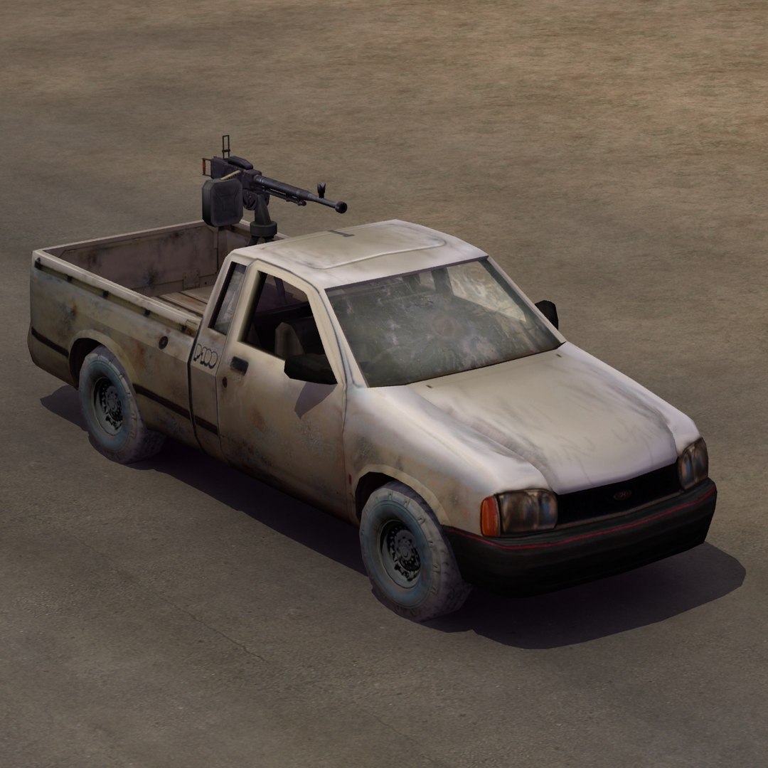 4x4 Pickup Truck Technical 3d Model